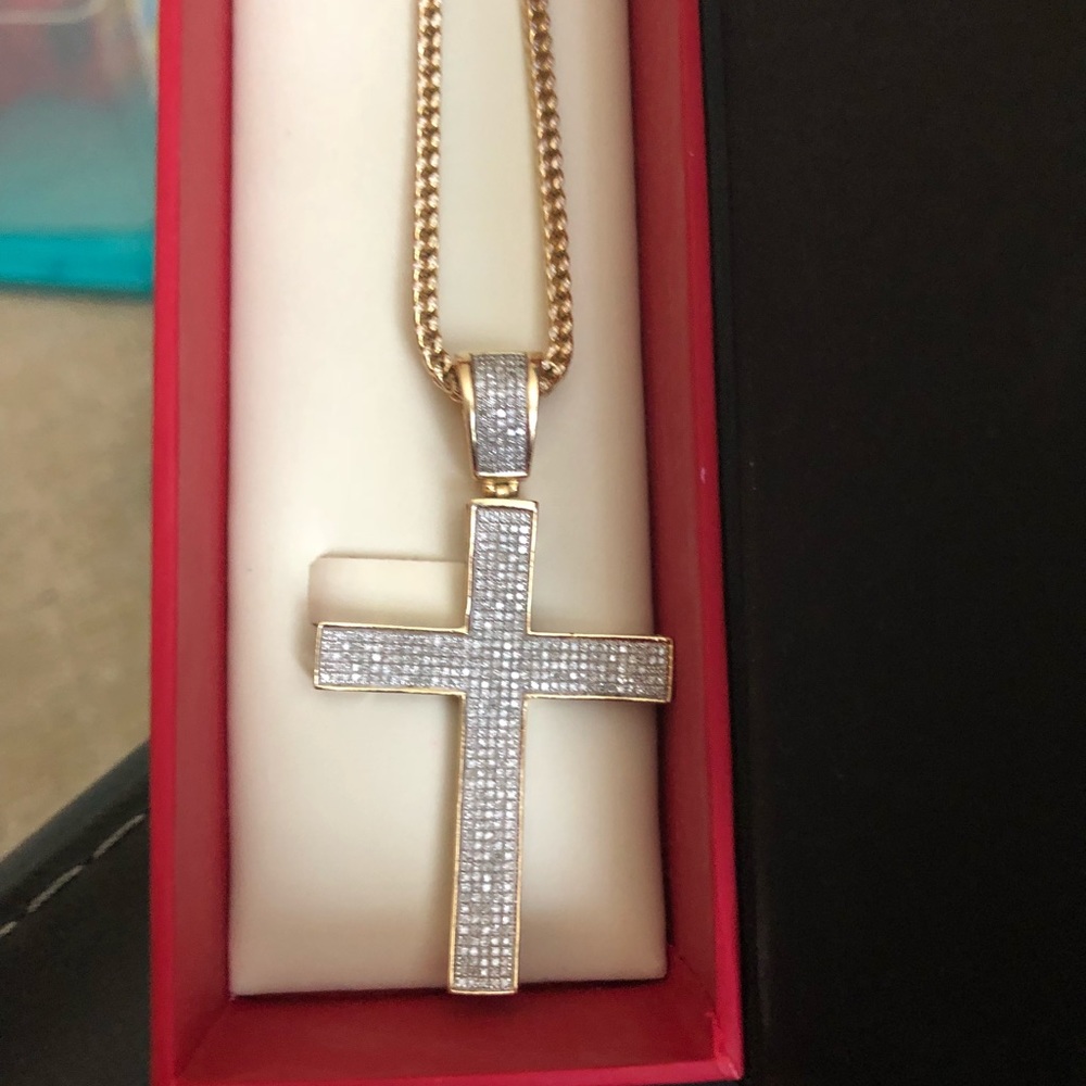 Diamond Cross Chain - Gem